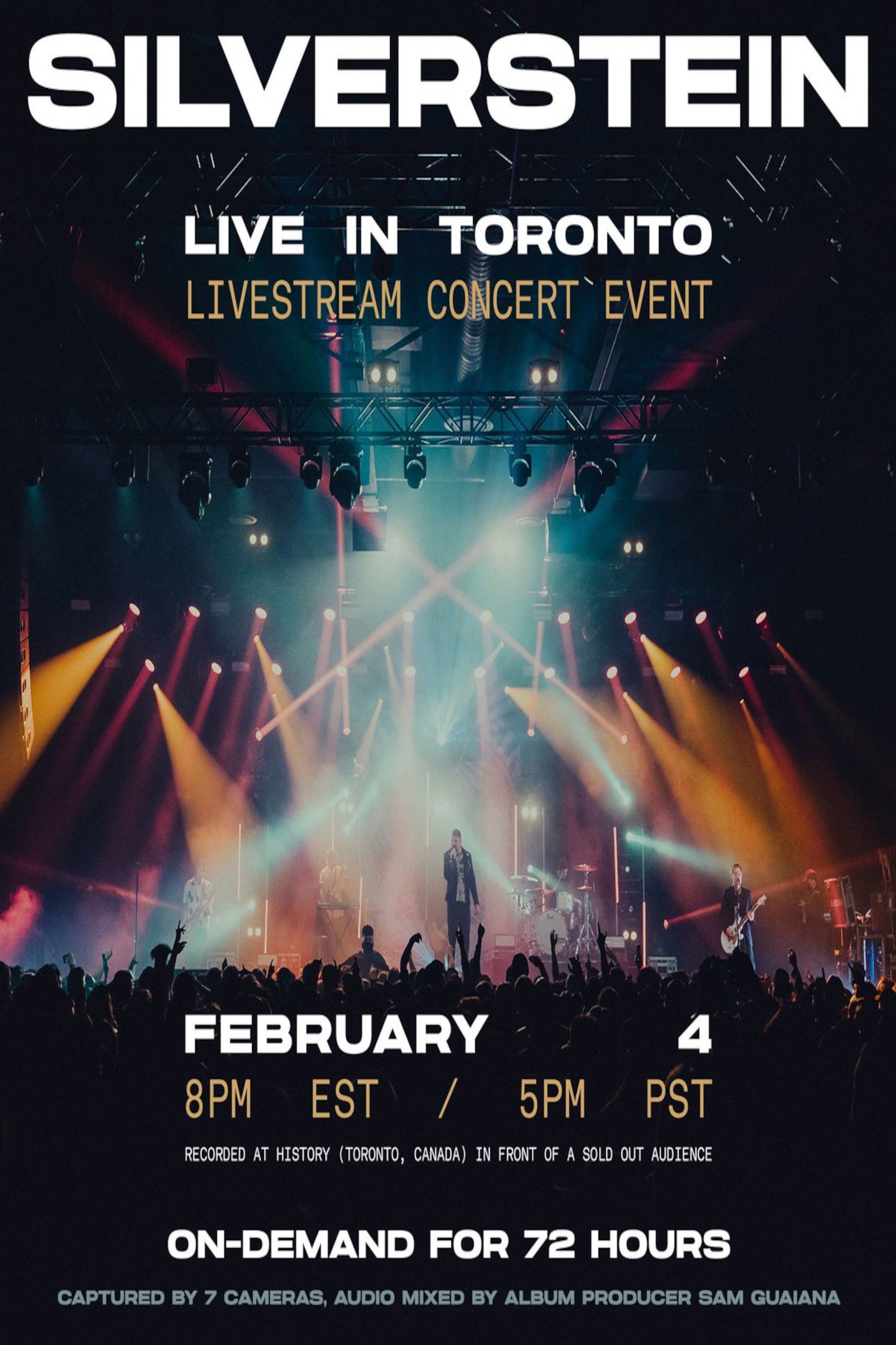 Silverstein: Live in Toronto - Livestream (2022) | The Poster Database ...
