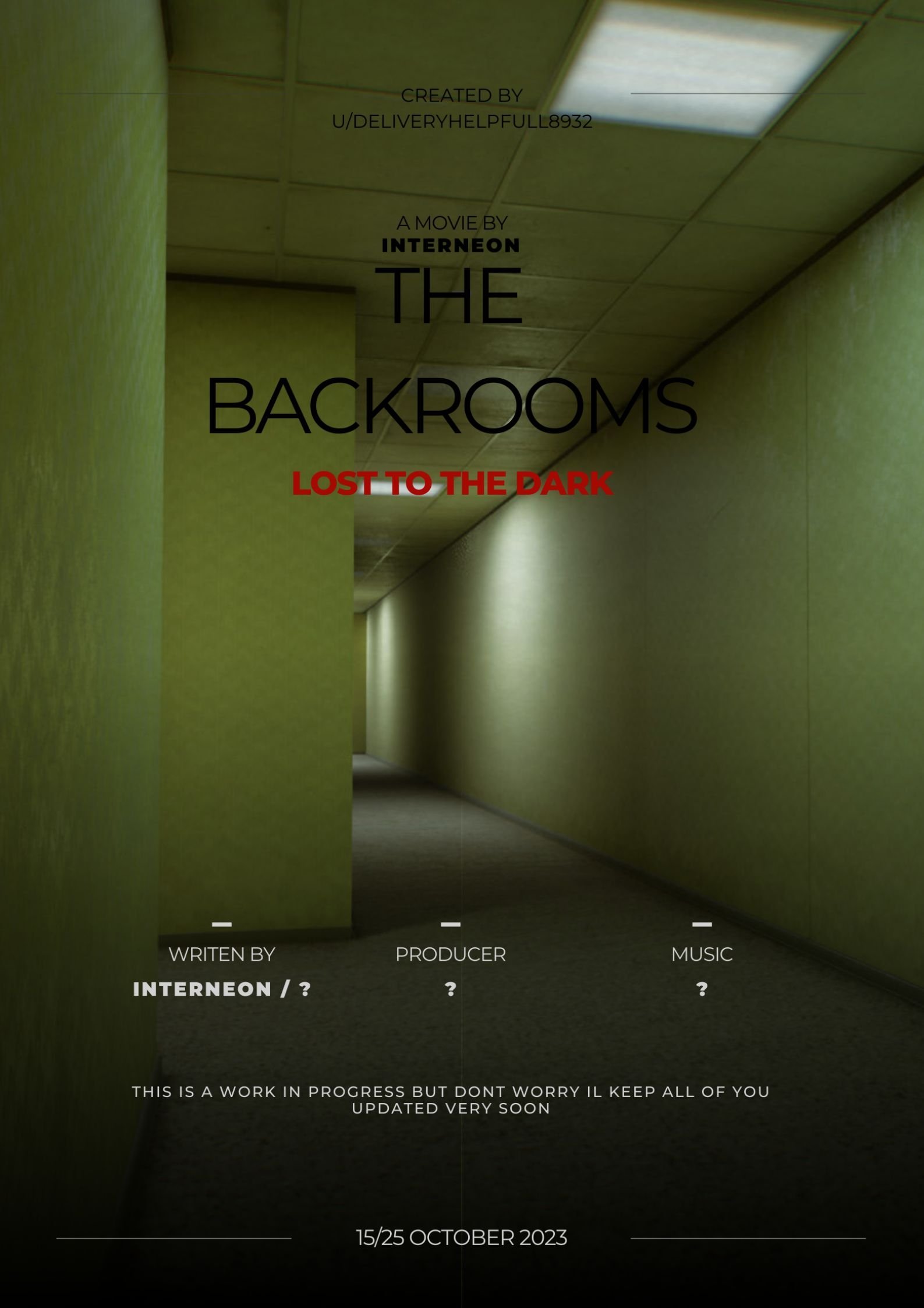 The Backrooms - Posters — The Movie Database (TMDB)