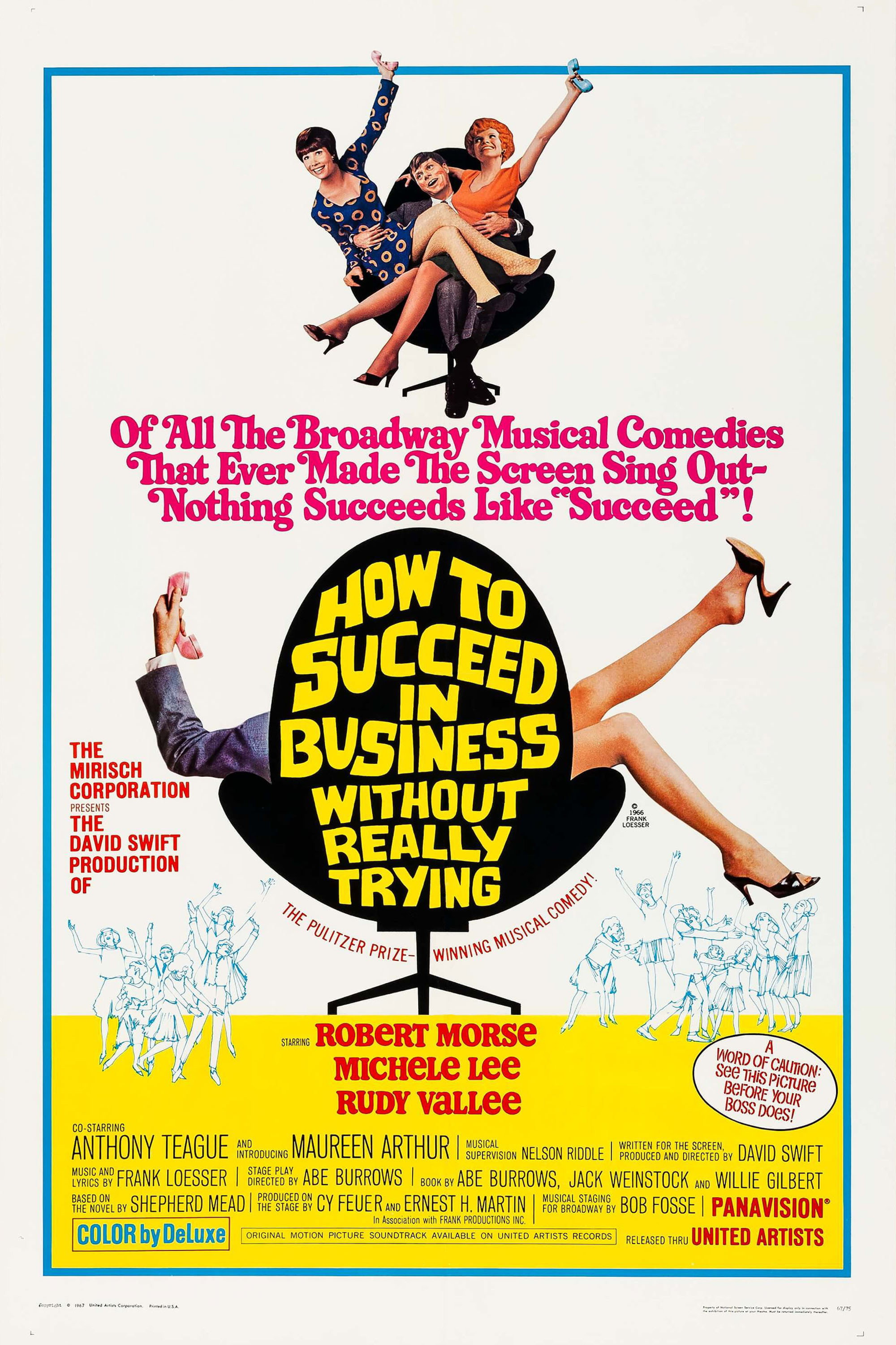 How To Succeed In Business Without Really Trying 1967 Posters The How To Succeed In Business Without Really Trying 1967 Posters The