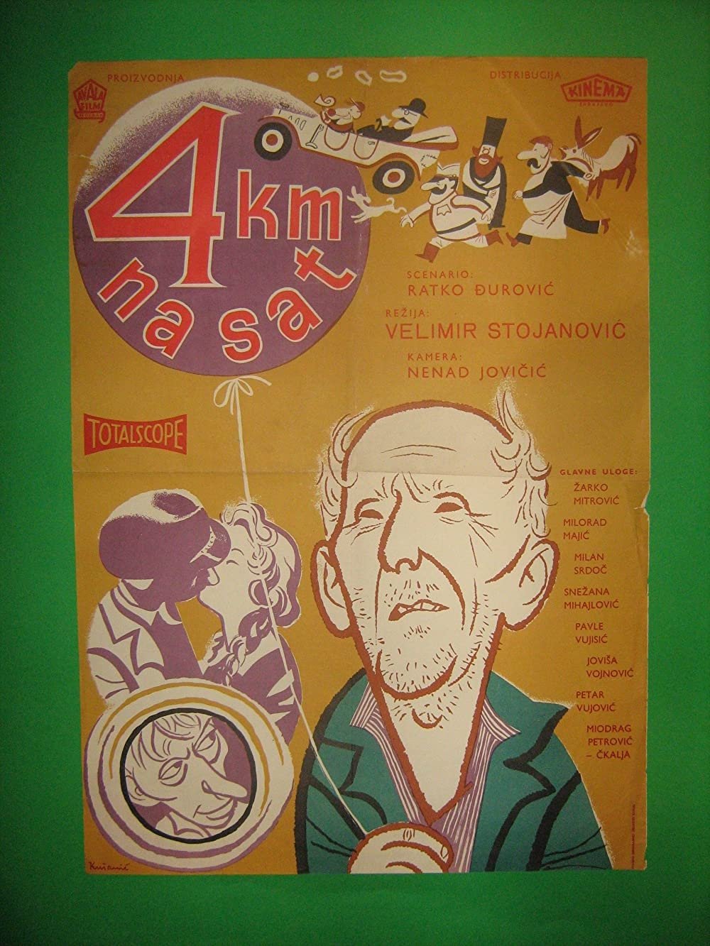 Four Kilometers Per Hour 1958 The Poster Database TPDb 