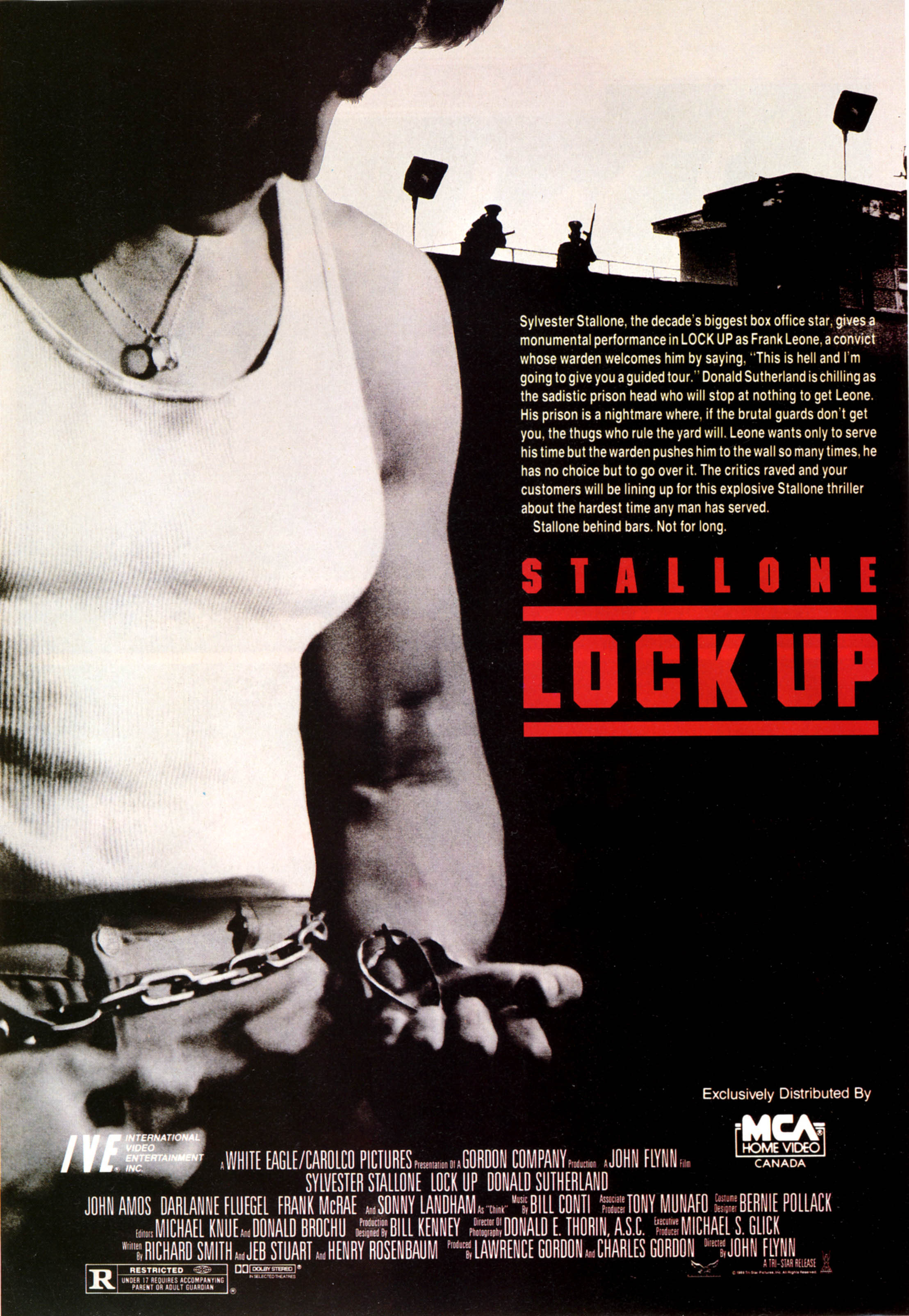 Lock Up (1989) - Posters — The Movie Database (TMDb)