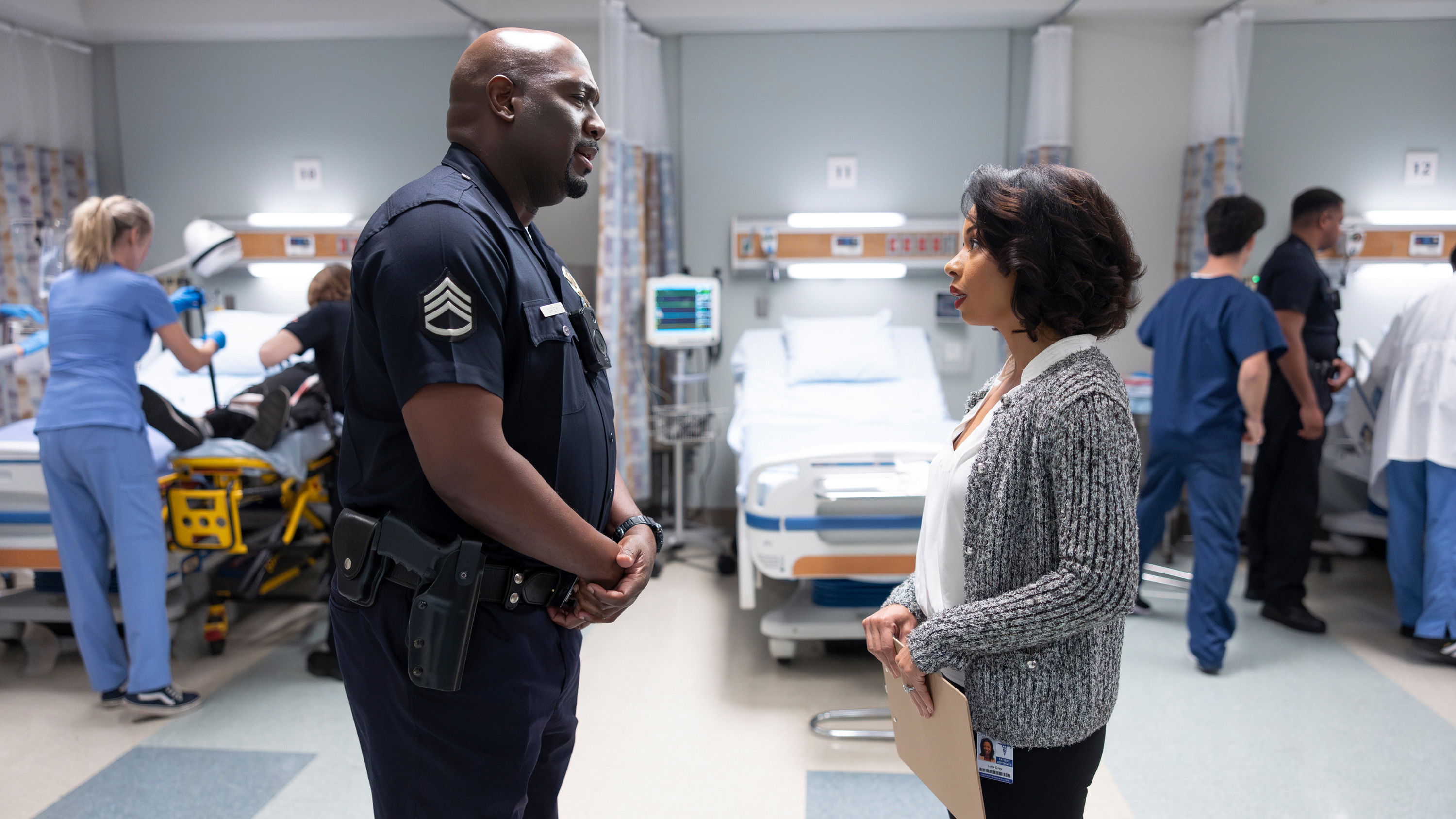 The Rookie: Season 6 - Punch Card (2024) - (S6E8) - Backdrops — The ...