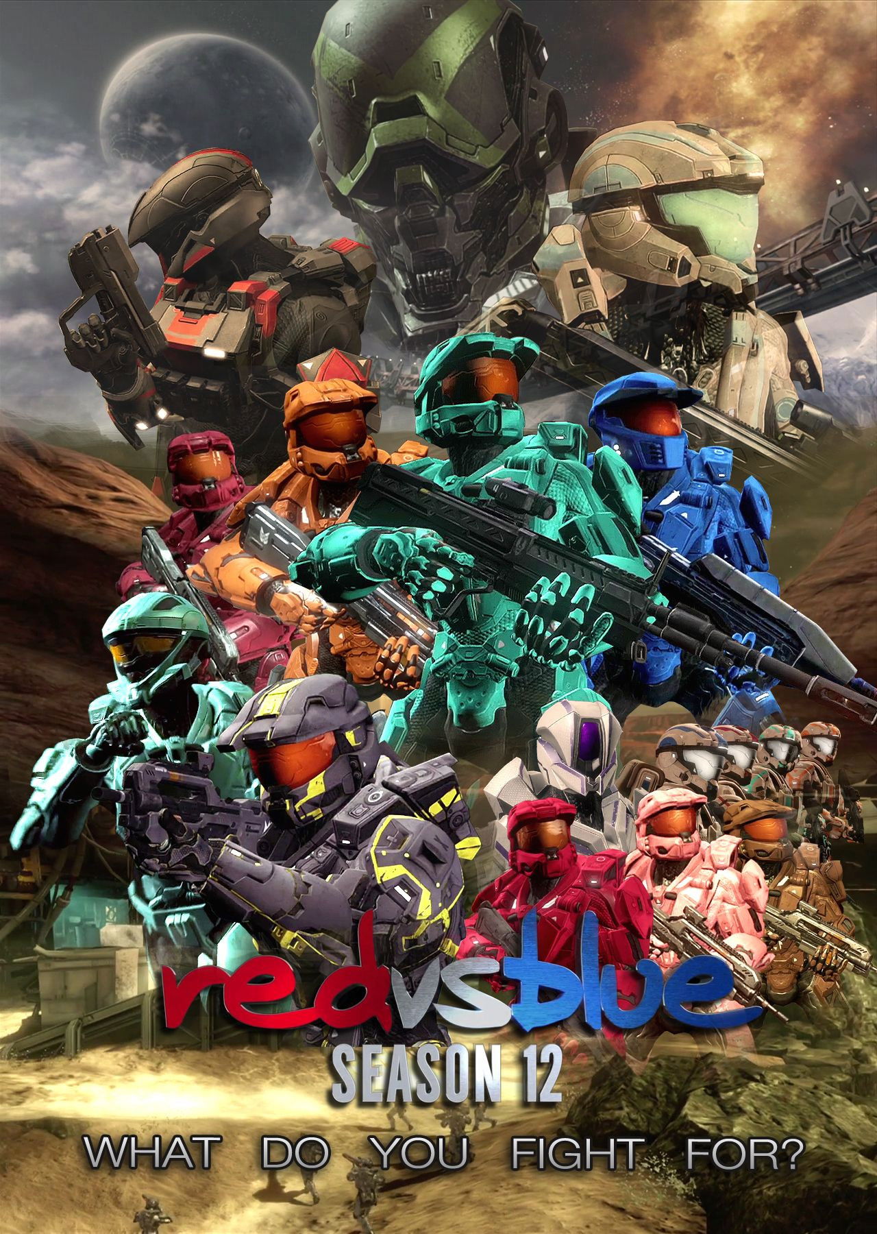 Red vs Blue: The Chorus Trilogy (2015) | The Poster Database (TPDb)