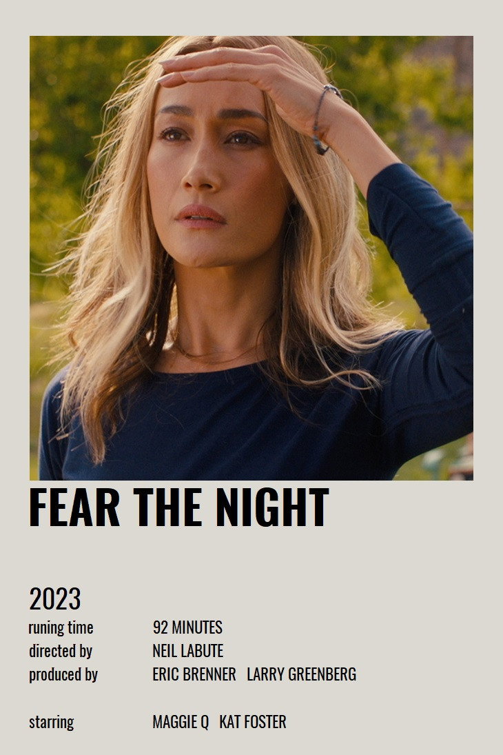 Fear the Night (2023) - Posters — The Movie Database (TMDB)