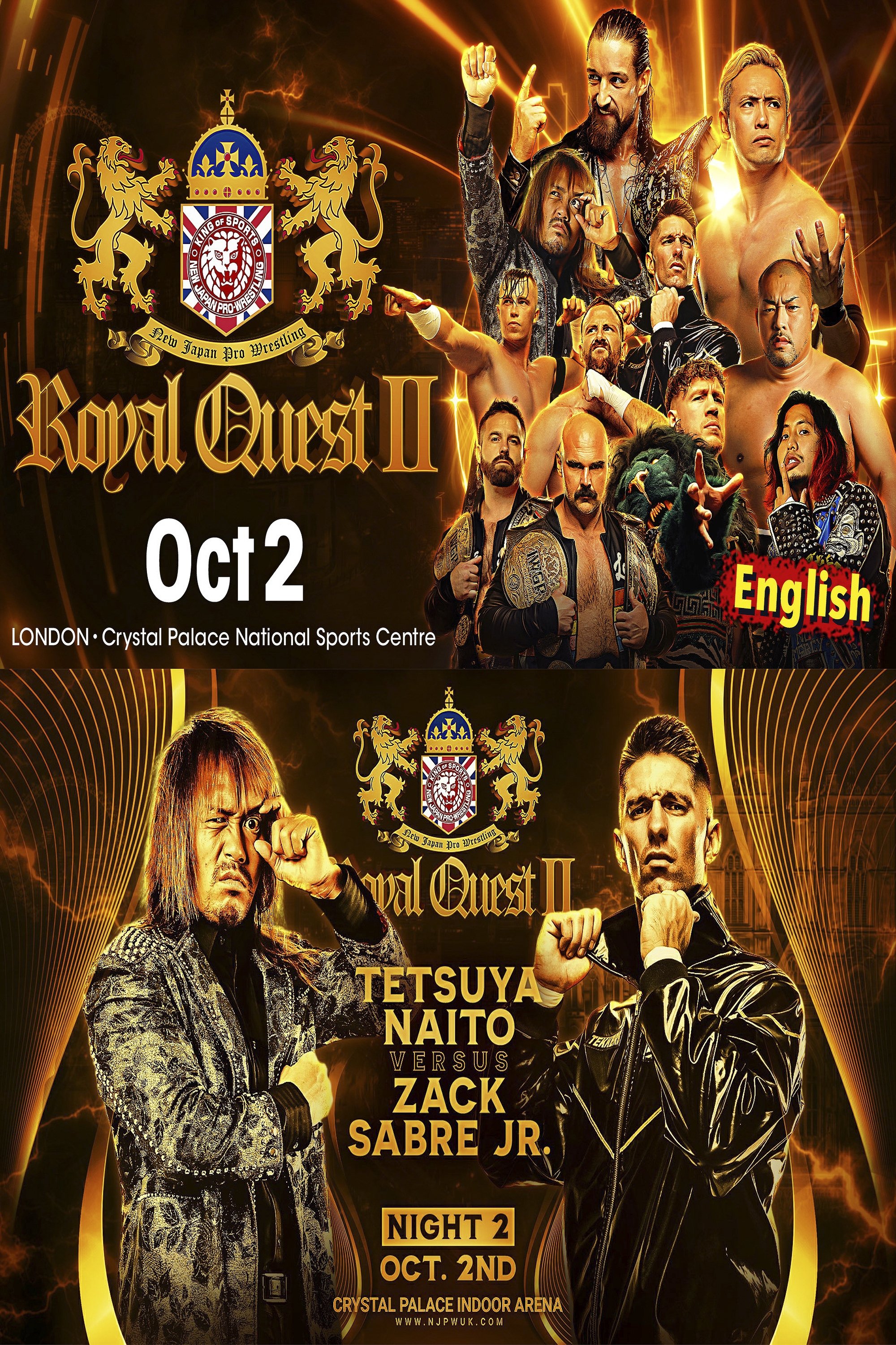 NJPW: Royal Quest II - Night 2 (2022) - Posters — The Movie Database (TMDB) NJPW: Royal Quest II - Night 2 (2022) - Posters — The Movie Database (TMDB)