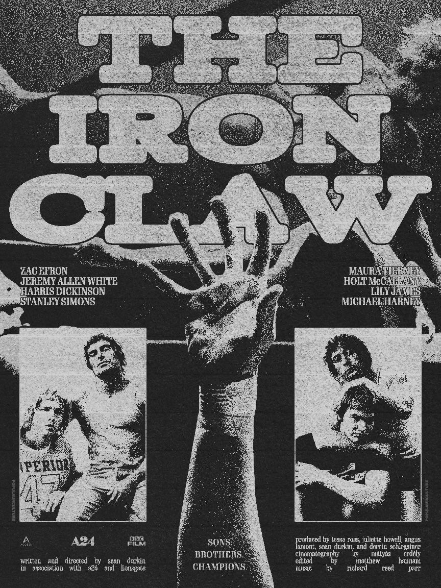 The Iron Claw (2023) - Posters — The Movie Database (TMDB)