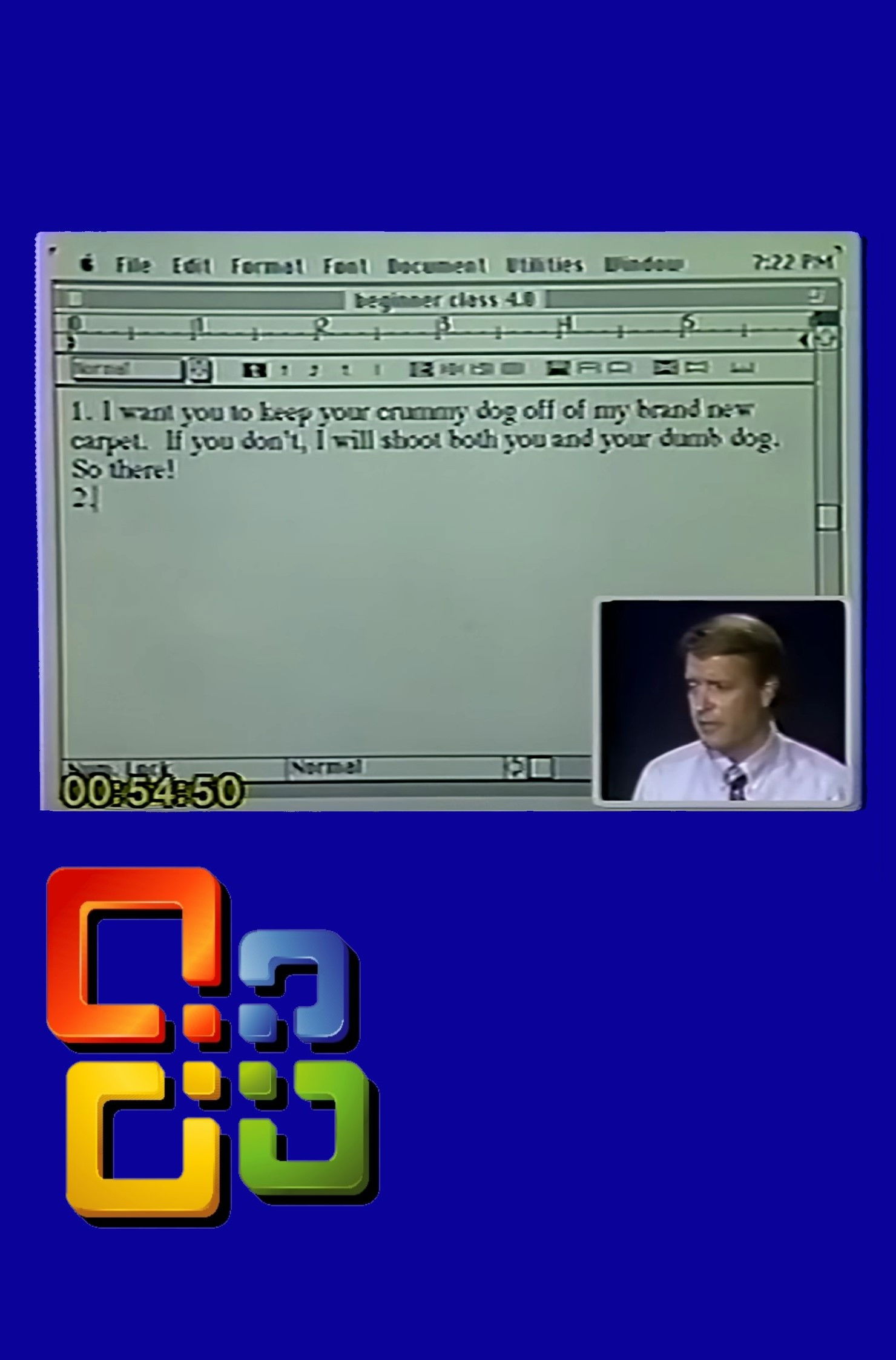 Randy Smith's Microsoft Word tutorial (1989)