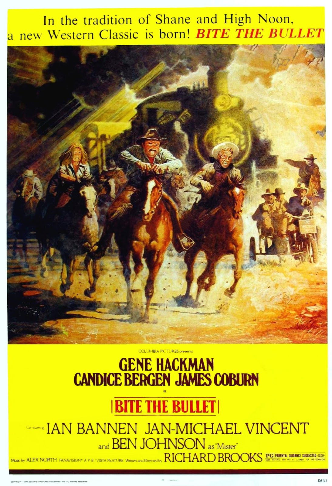 Bite the Bullet (1975) - Posters — The Movie Database (TMDb)