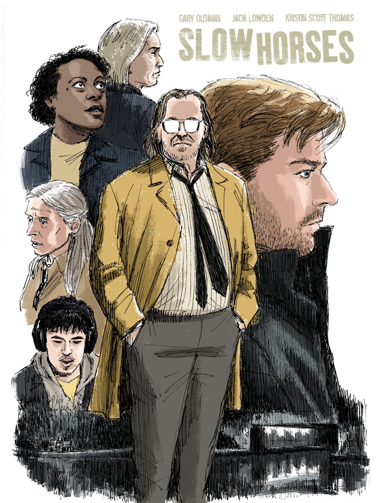 Slow Horses (TV Series 2022- ) - Posters — The Movie Database (TMDB)