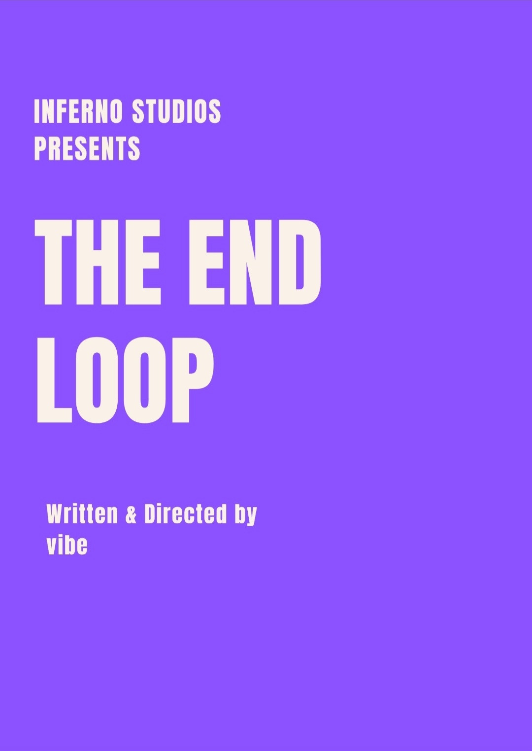 The End Loop (2022) - Posters — The Movie Database (TMDB)