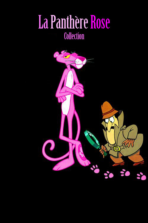 핑크 팬더 실루엣 Pink Panther Cartoon Design Bundle Svg, The