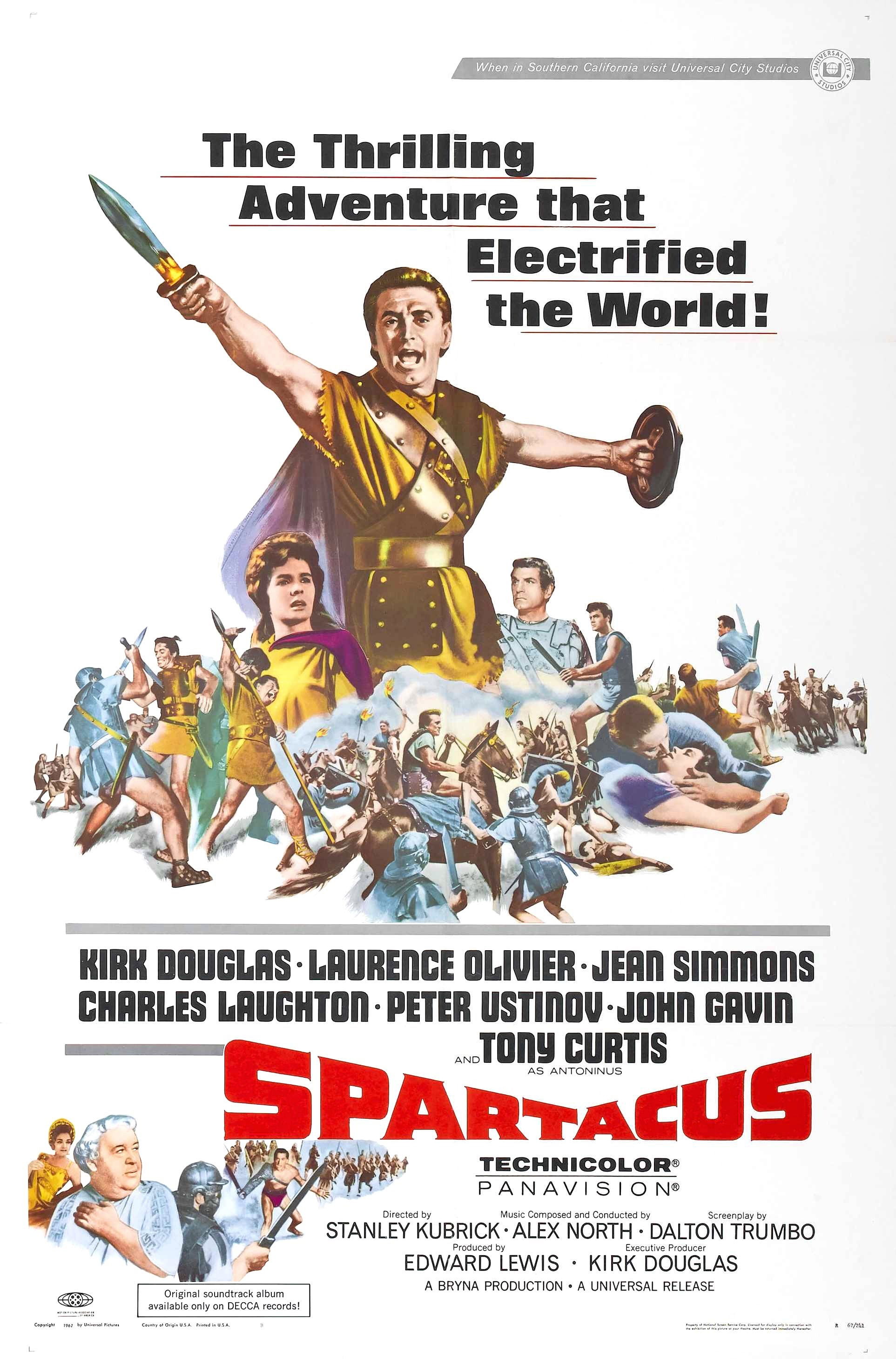 Spartacus (1960) - Posters — The Movie Database (TMDb)