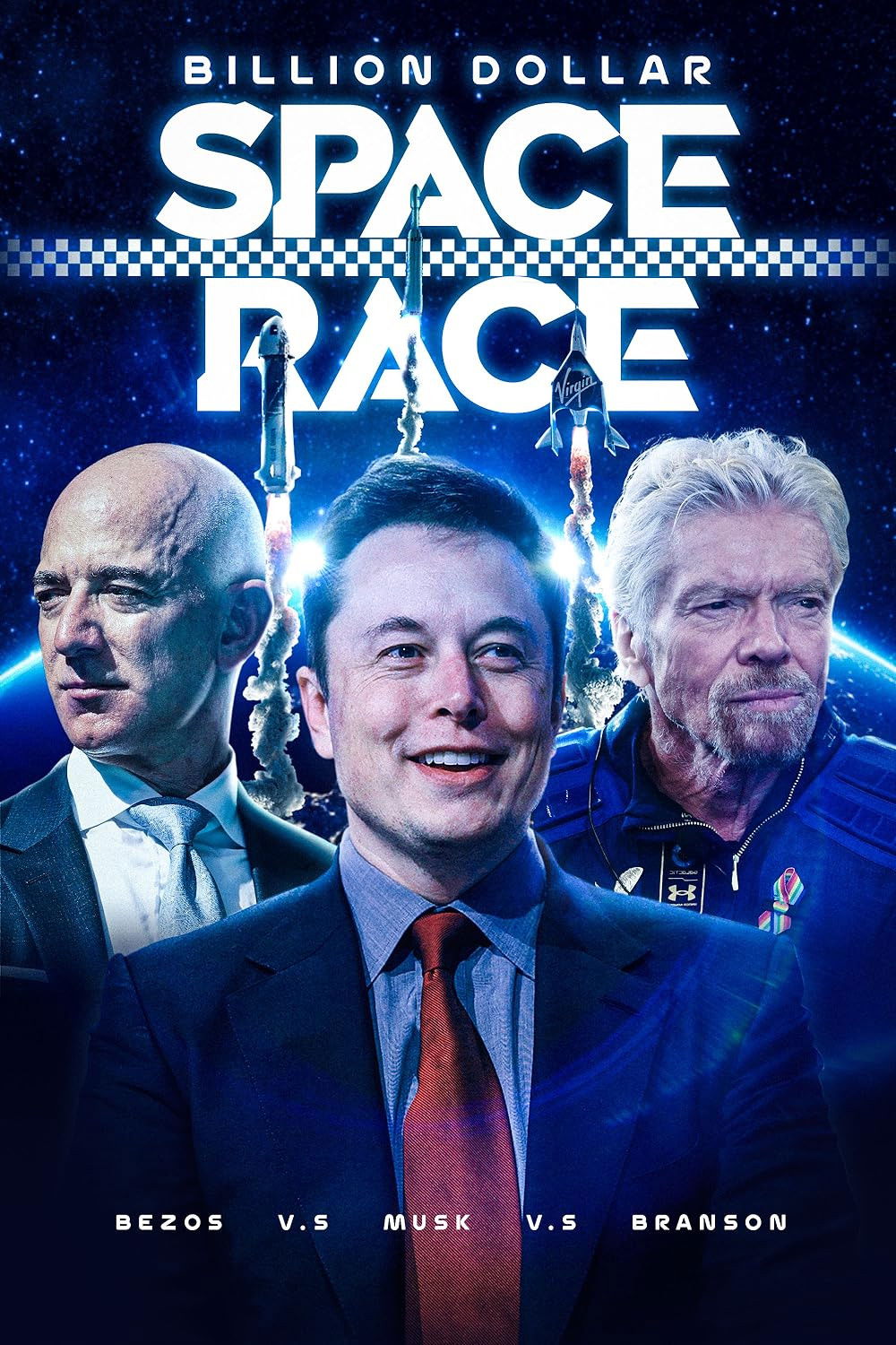 Billion Dollar Space Race: Bezos Vs Musk Vs Branson (2021) - Posters ...