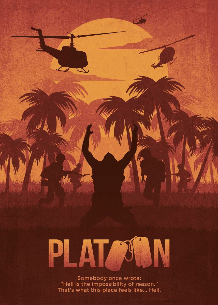 Platoon (1986) - Posters — The Movie Database (TMDB)