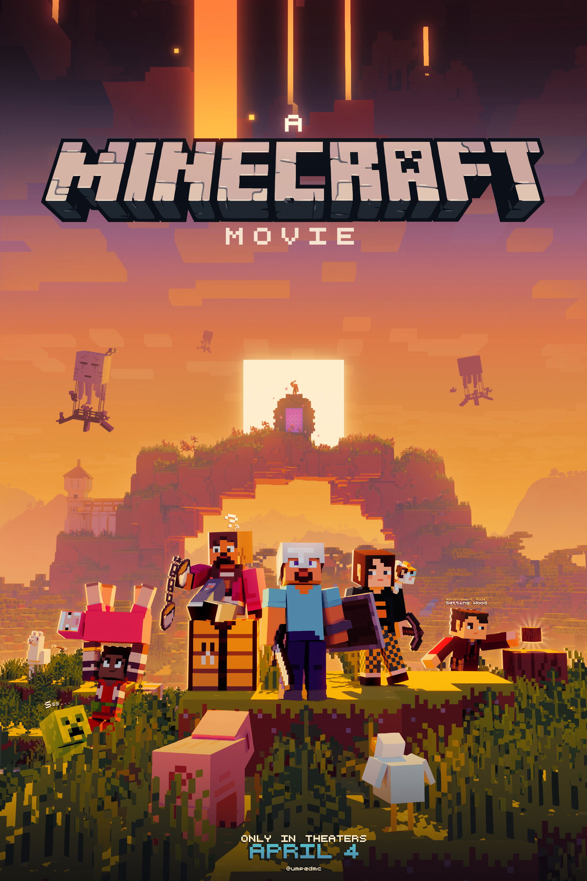 A Minecraft Movie (2025) - Posters — The Movie Database (TMDB)
