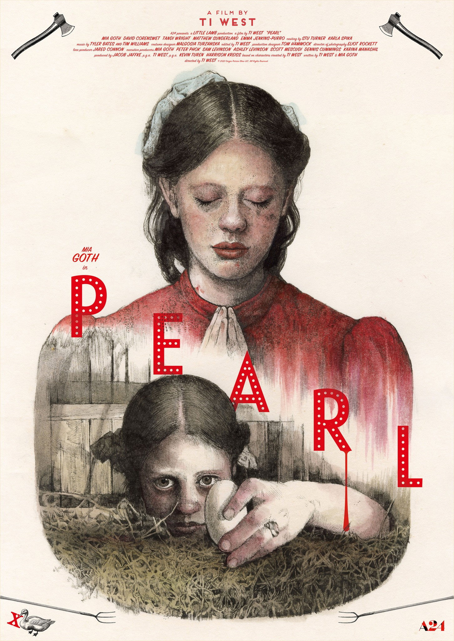 Pearl (2022) - Posters — The Movie Database (TMDB)