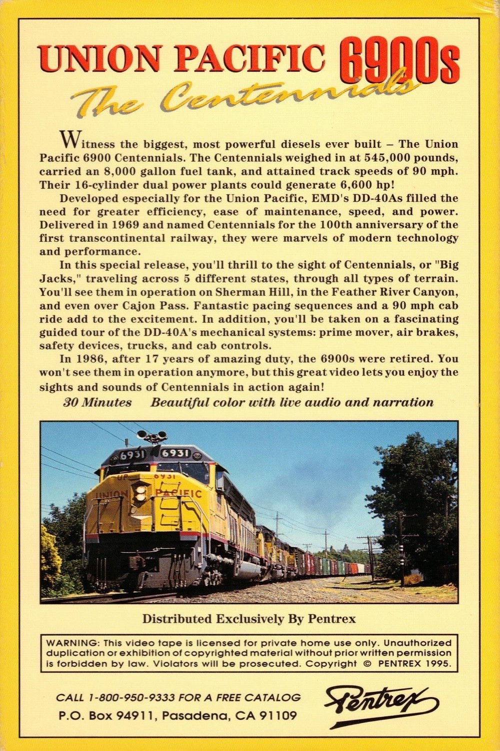 Union Pacific 6900s - The Centennials (1995) - Posters — The Movie Database (TMDB)