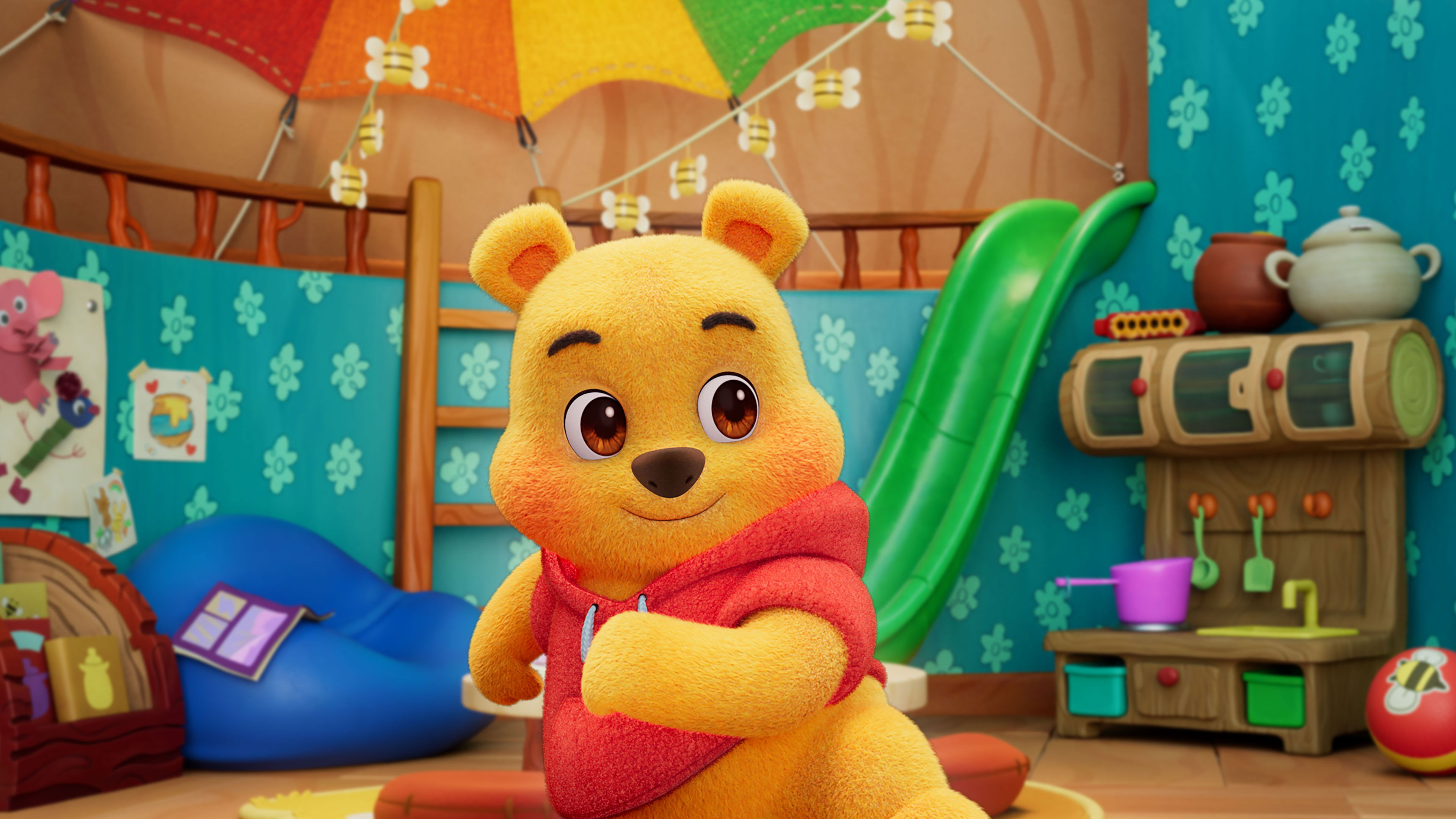 Playdate with Winnie the Pooh (TV Series 2023- ) - Backdrops — The ...