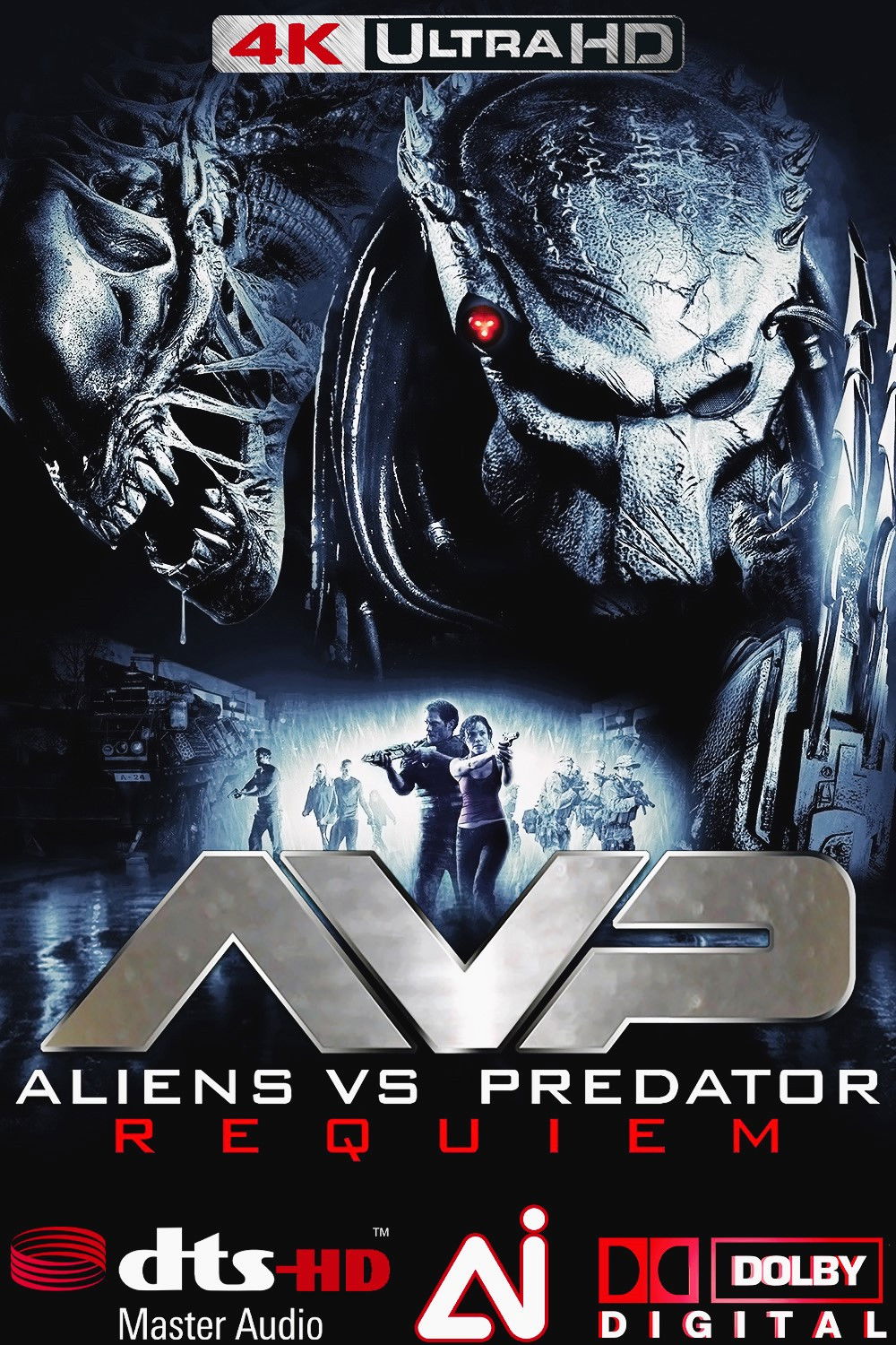 Aliens vs Predator: Requiem (2007) - Posters — The Movie Database (TMDB)