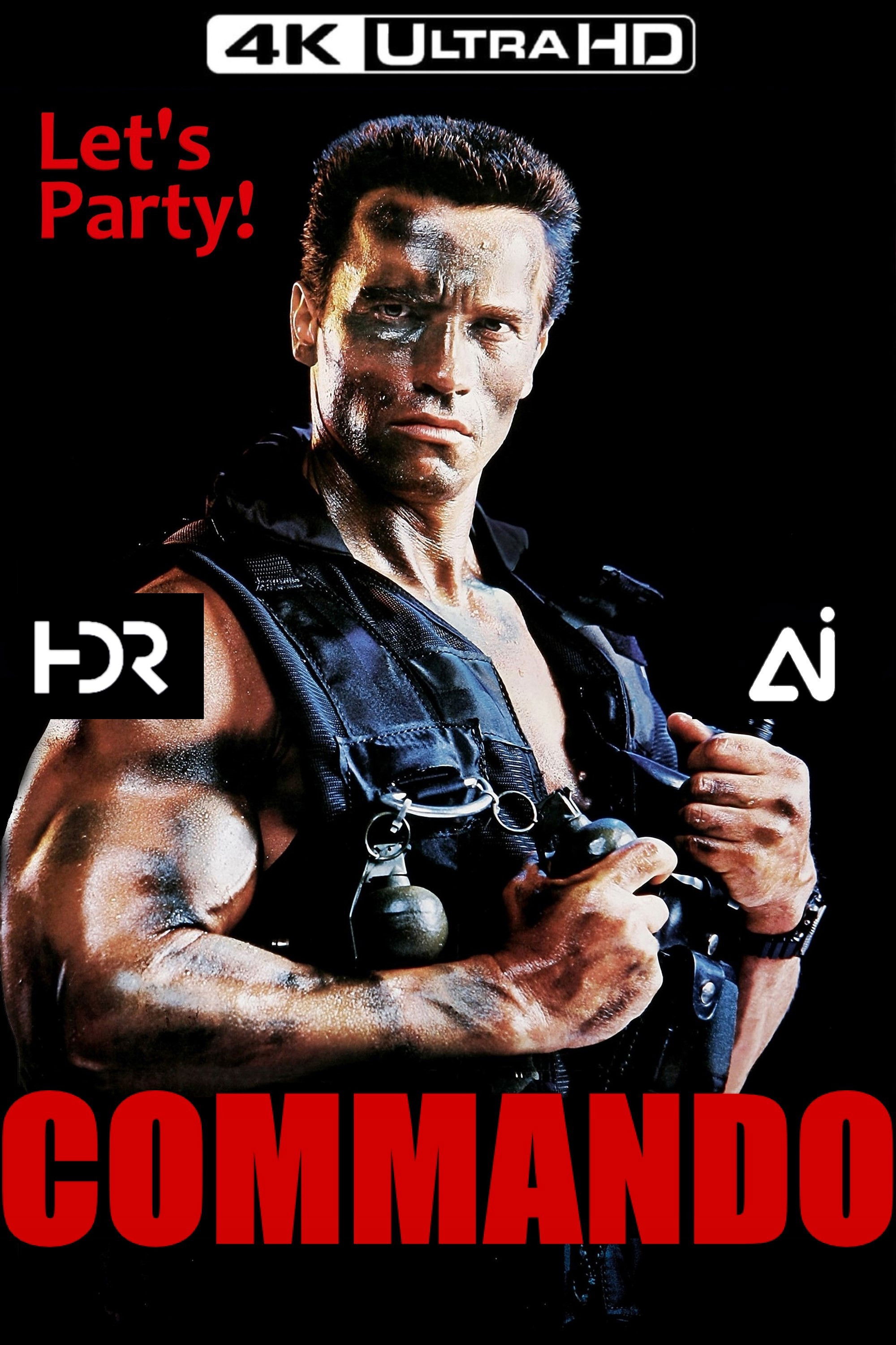 Commando (1985) - Posters — The Movie Database (TMDB)