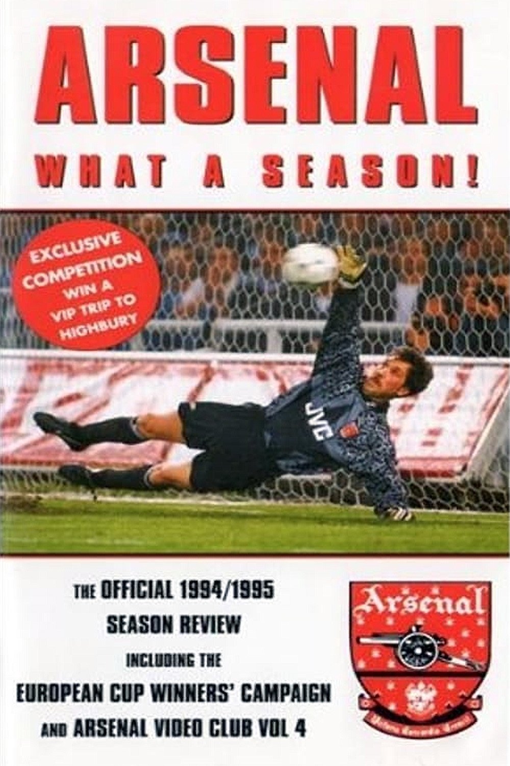 Arsenal: Season Review 1994-1995 (1995) | The Poster Database (TPDb)