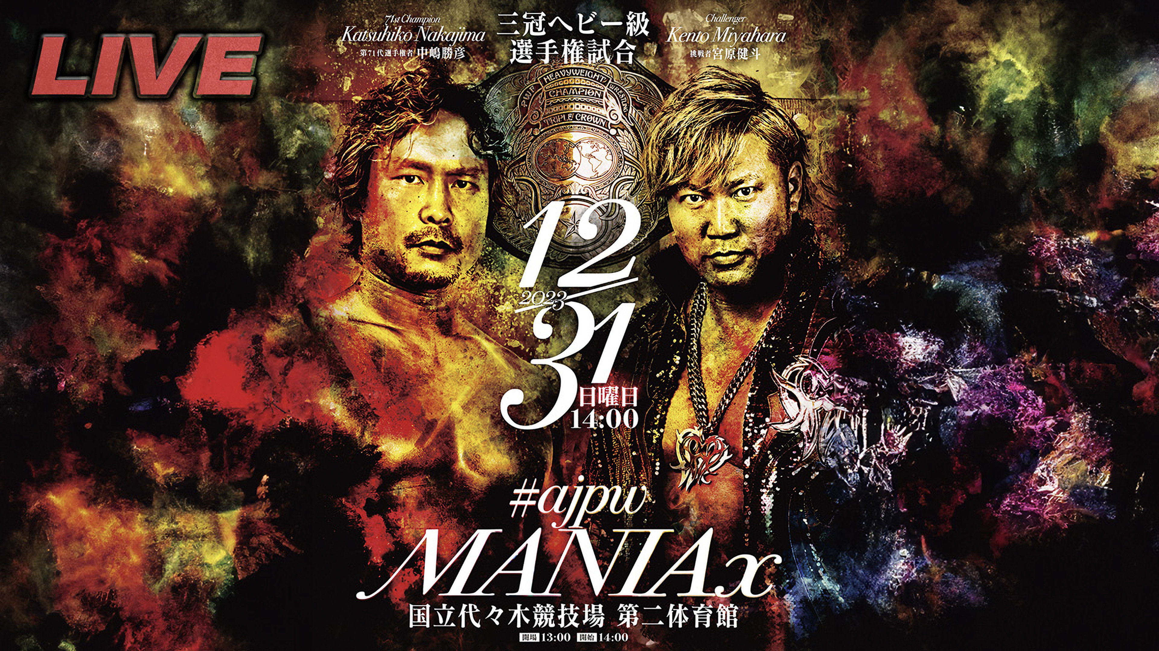 AJPW MANIAx (2023) - Backdrops — The Movie Database (TMDB)