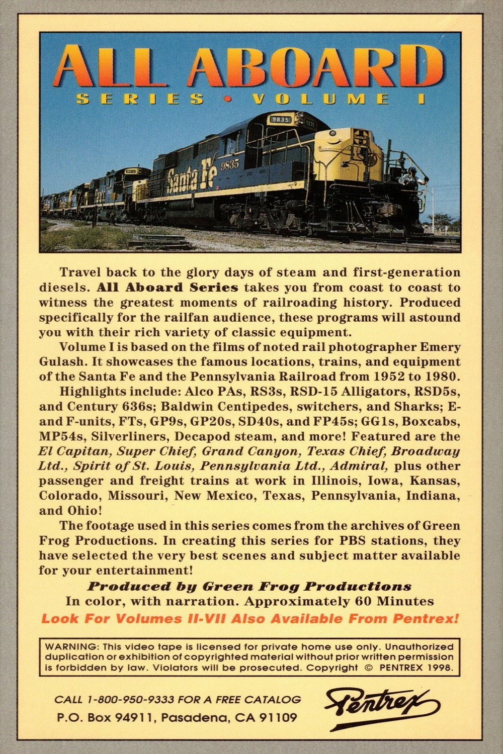 All Aboard Volume I (1998) - Posters — The Movie Database (TMDB)