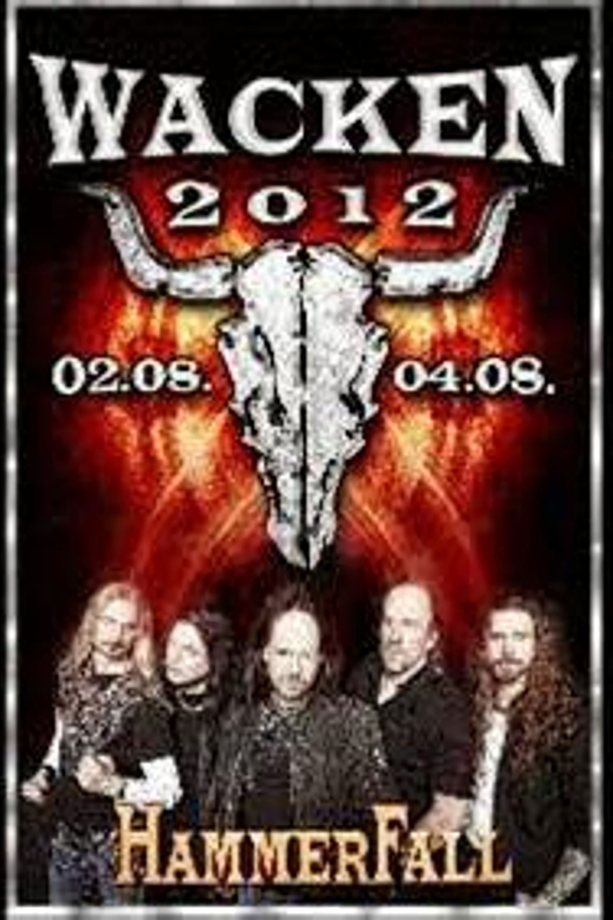 Hammerfall: [2012] Live at Wacken Open Air (2012) | The Poster Database (TPDb)
