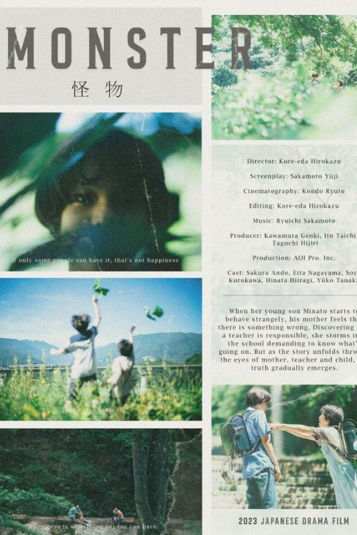 Monster (2023) - Posters — The Movie Database (TMDB)