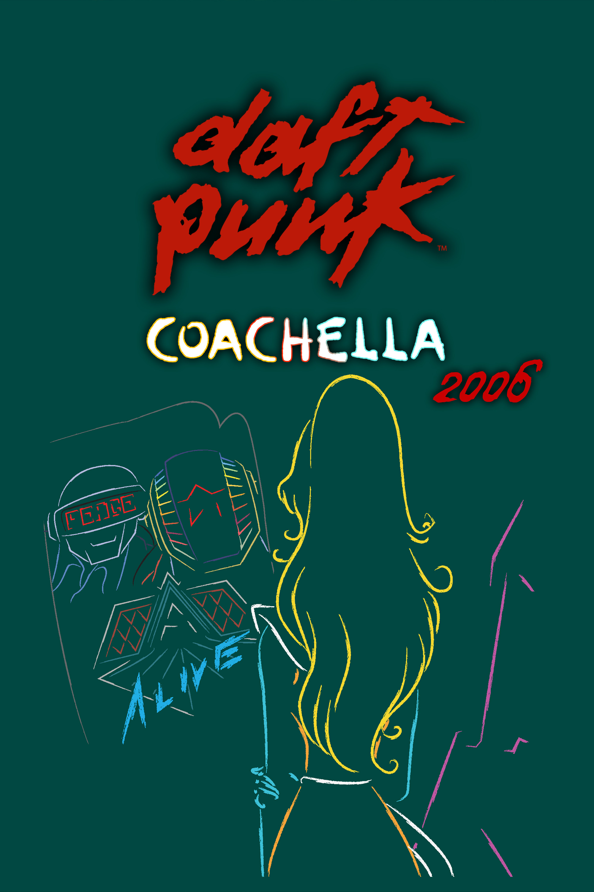 Daft Punk: Live at Coachella 2006 (2006) | The Poster Database (TPDb)