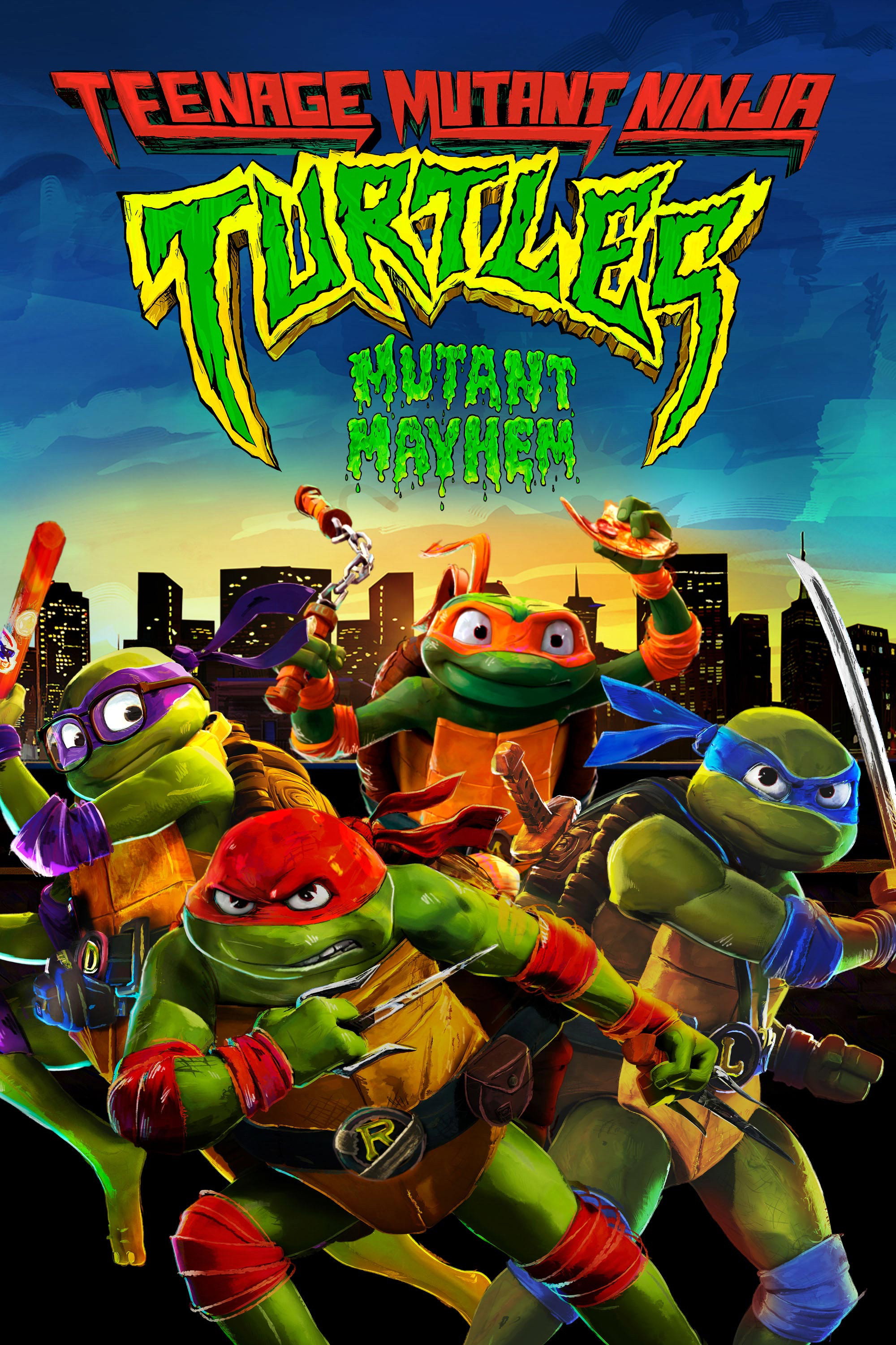 Teenage Mutant Ninja Turtles Mutant Mayhem 2023 Posters The