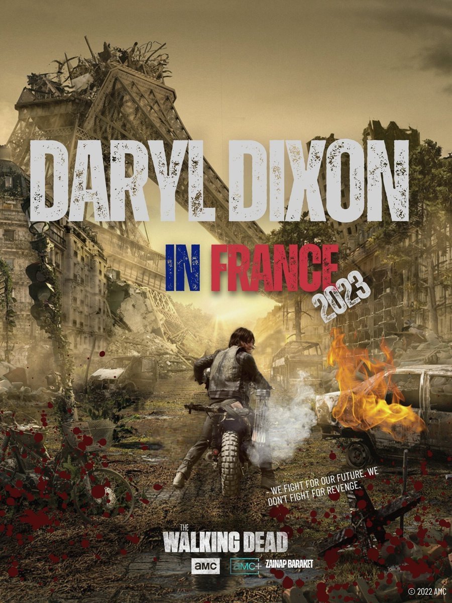 Daryl Dixon The Walking Dead Spinoff 2023 The Poster Database Tpdb