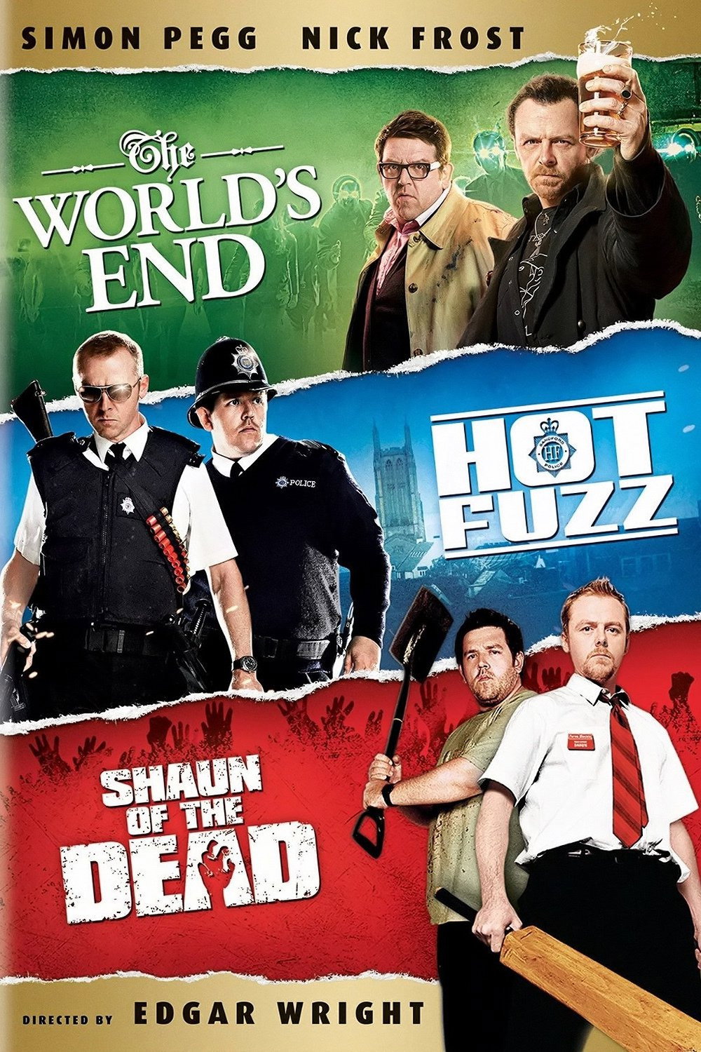 Three Flavours Cornetto Trilogy (N/A) | The Poster Database (TPDb)