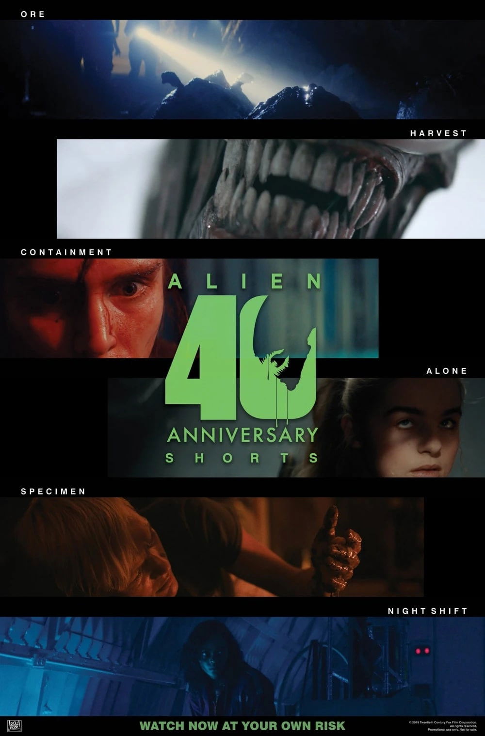 Alien Anthology - 40th Anniversary Shorts | The Poster Database (TPDb)