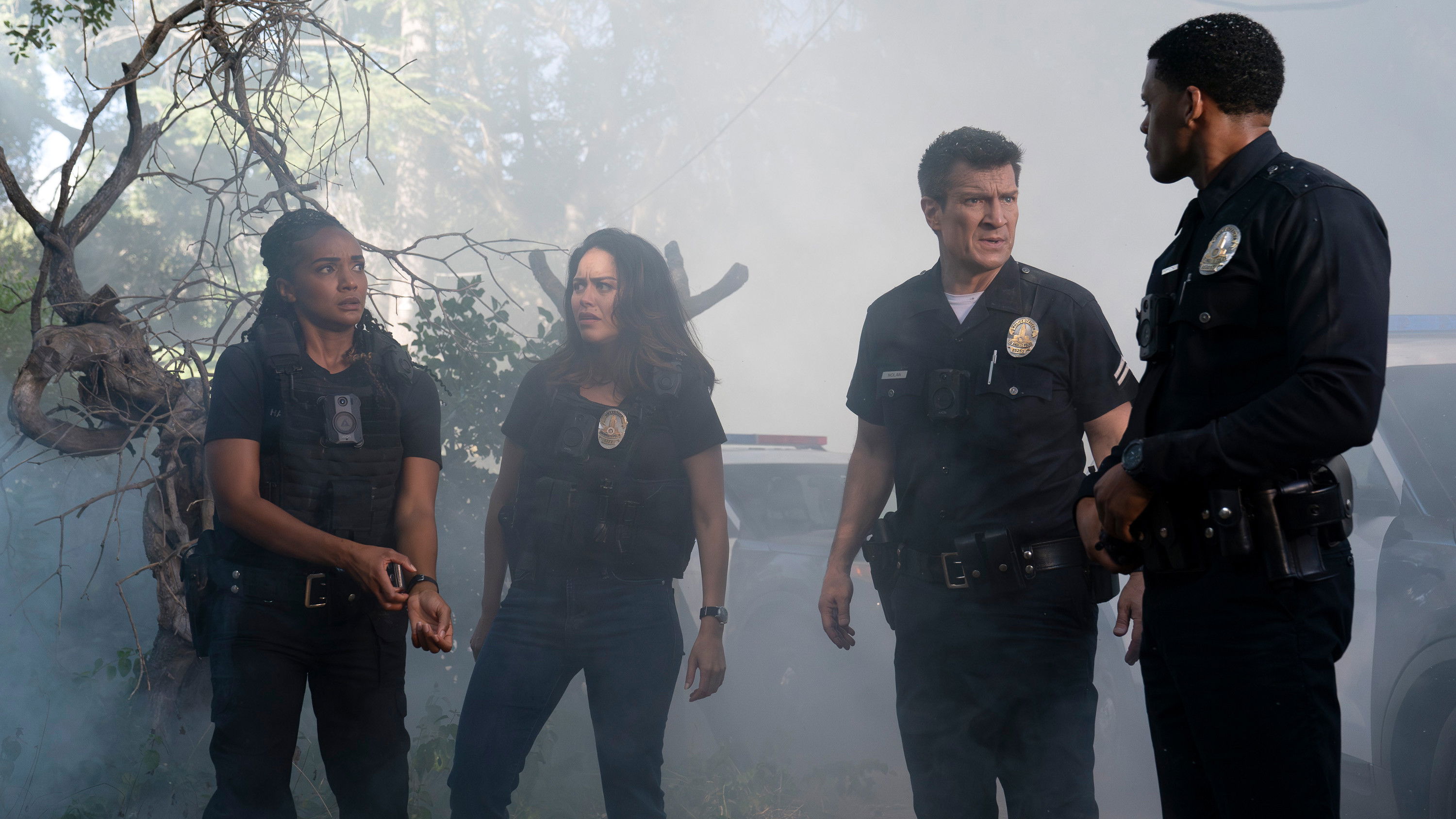 The Rookie: Season 7 - Wildfire (2025) - (S7E8) - Backdrops — The Movie ...
