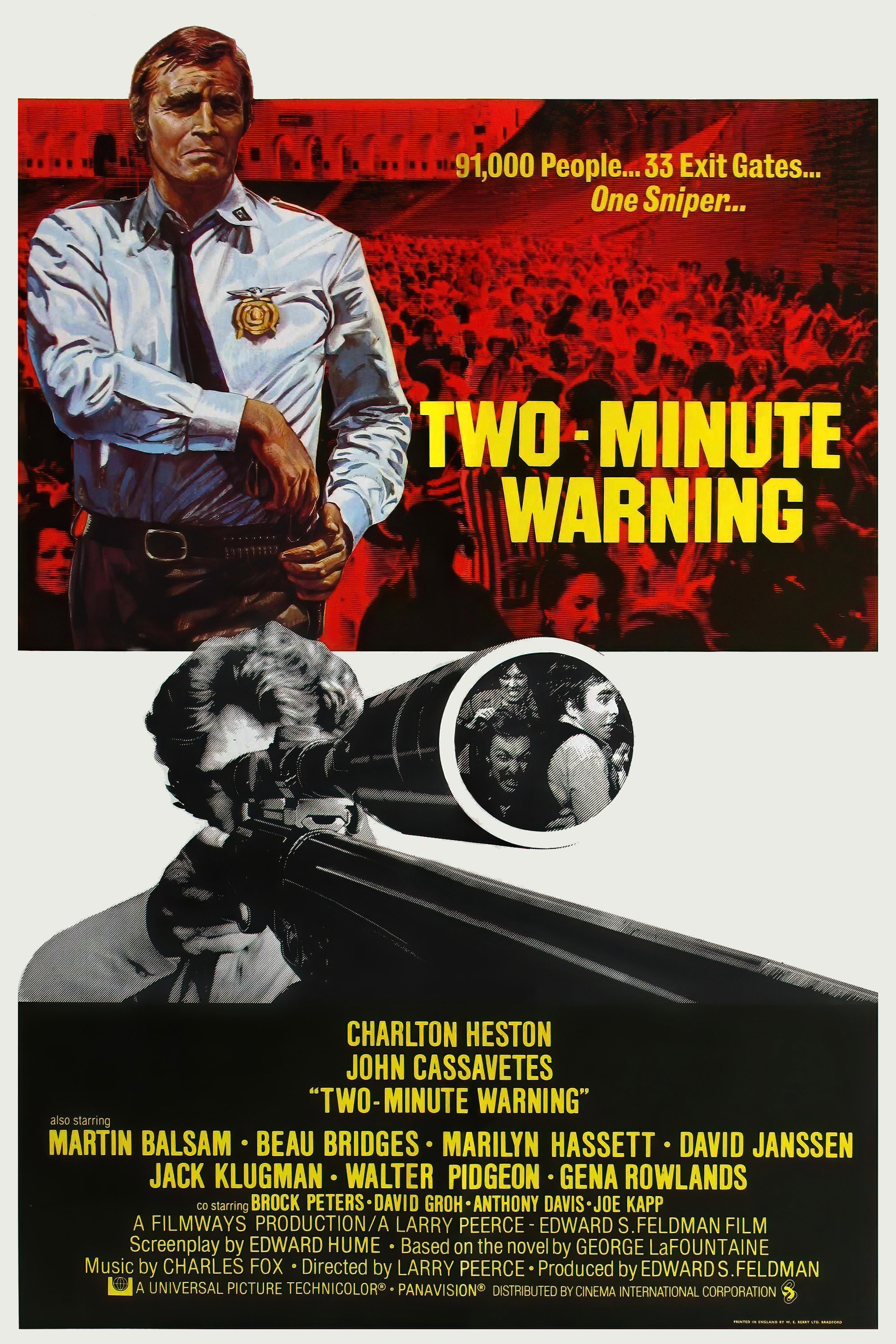 Two Minute Warning 1976 The Poster Database TPDb Two Minute Warning 1976 The Poster Database TPDb