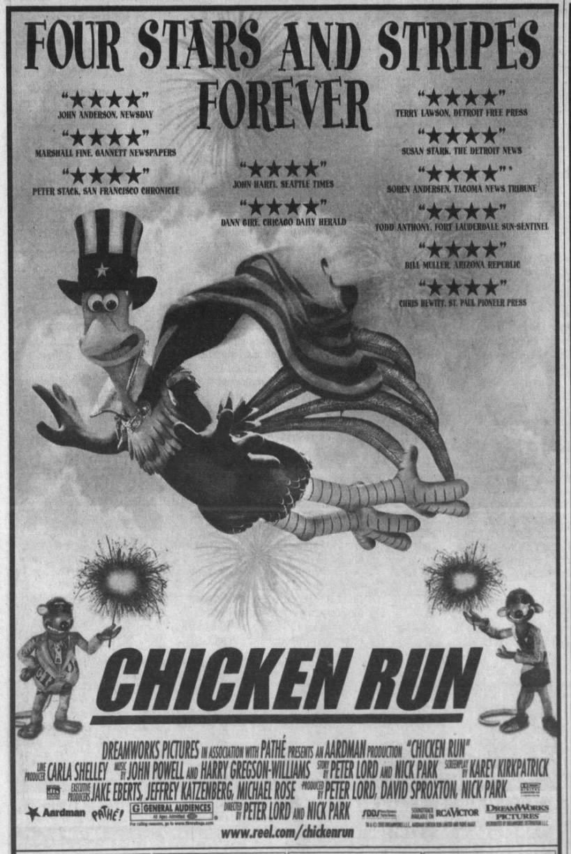Chicken Run (2000) - Posters — The Movie Database (TMDB)