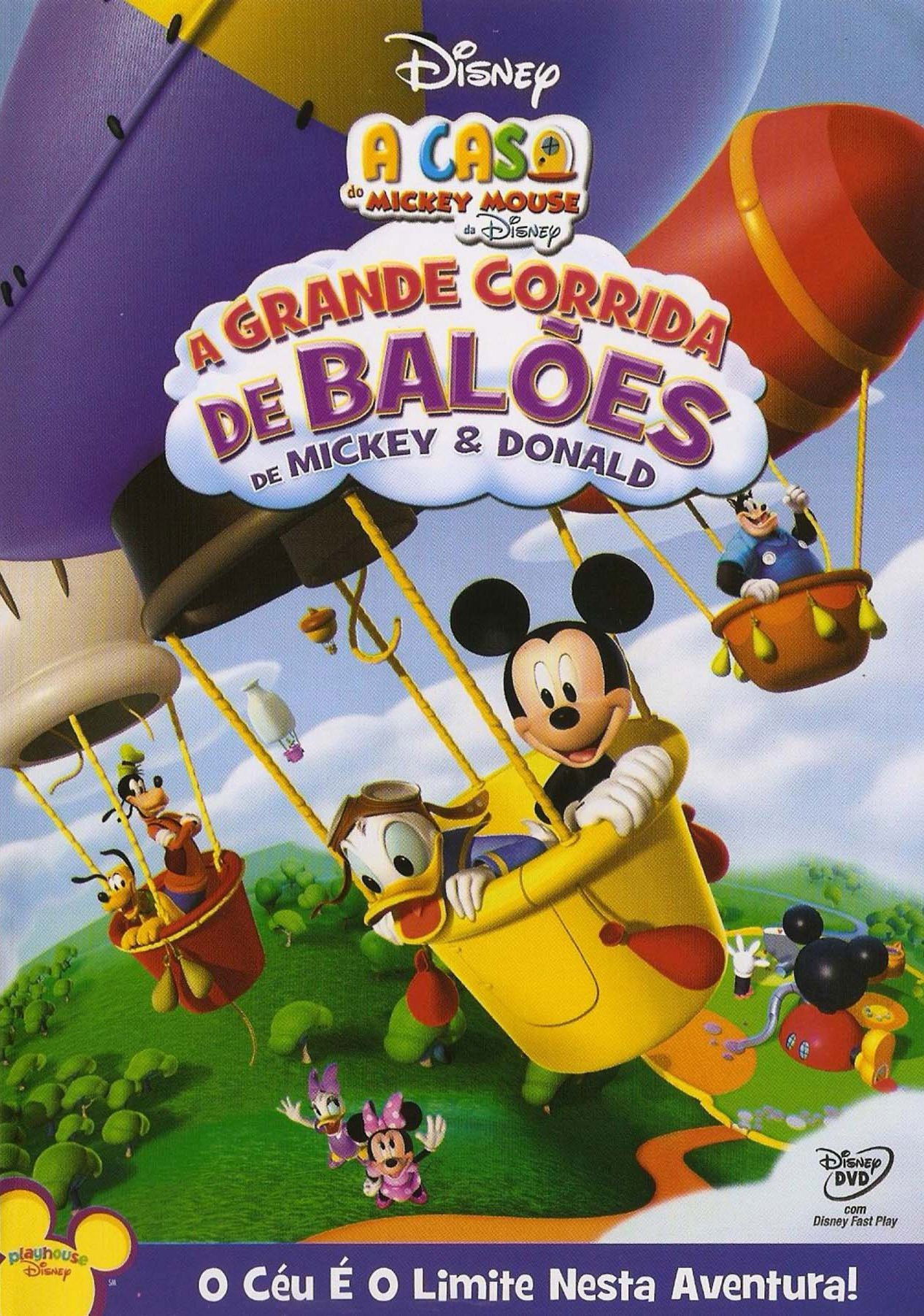 A Casa do Mickey Mouse - A Grande Corrida de Balões de Mickey e Donald ...