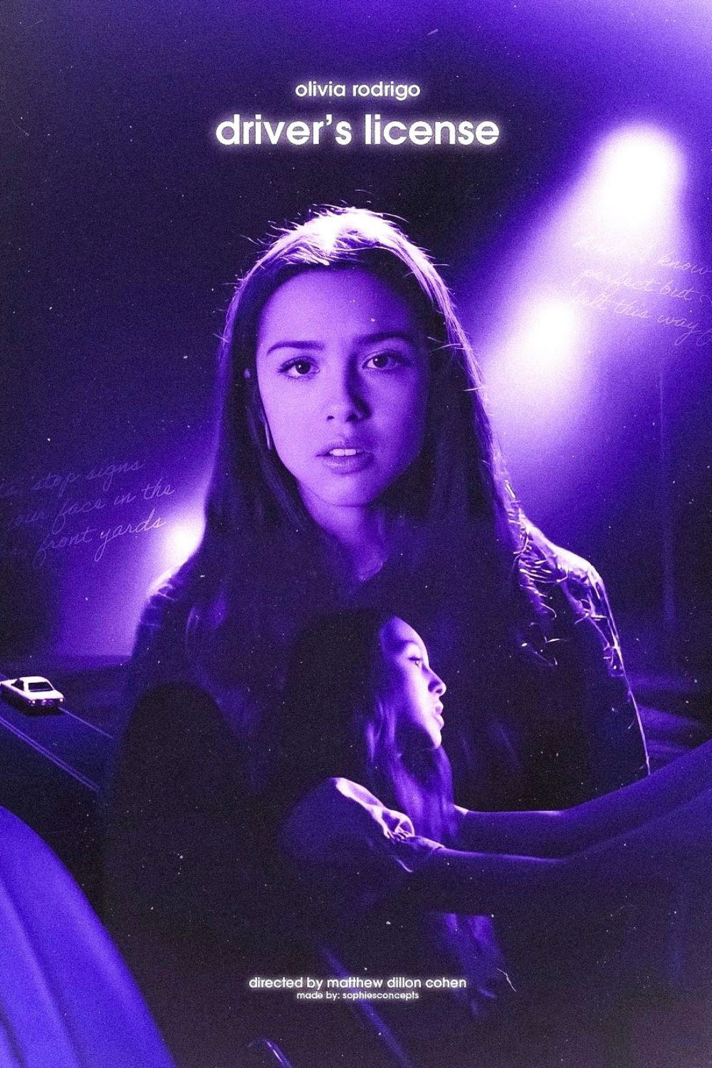 drivers license (2021) | The Poster Database (TPDb)