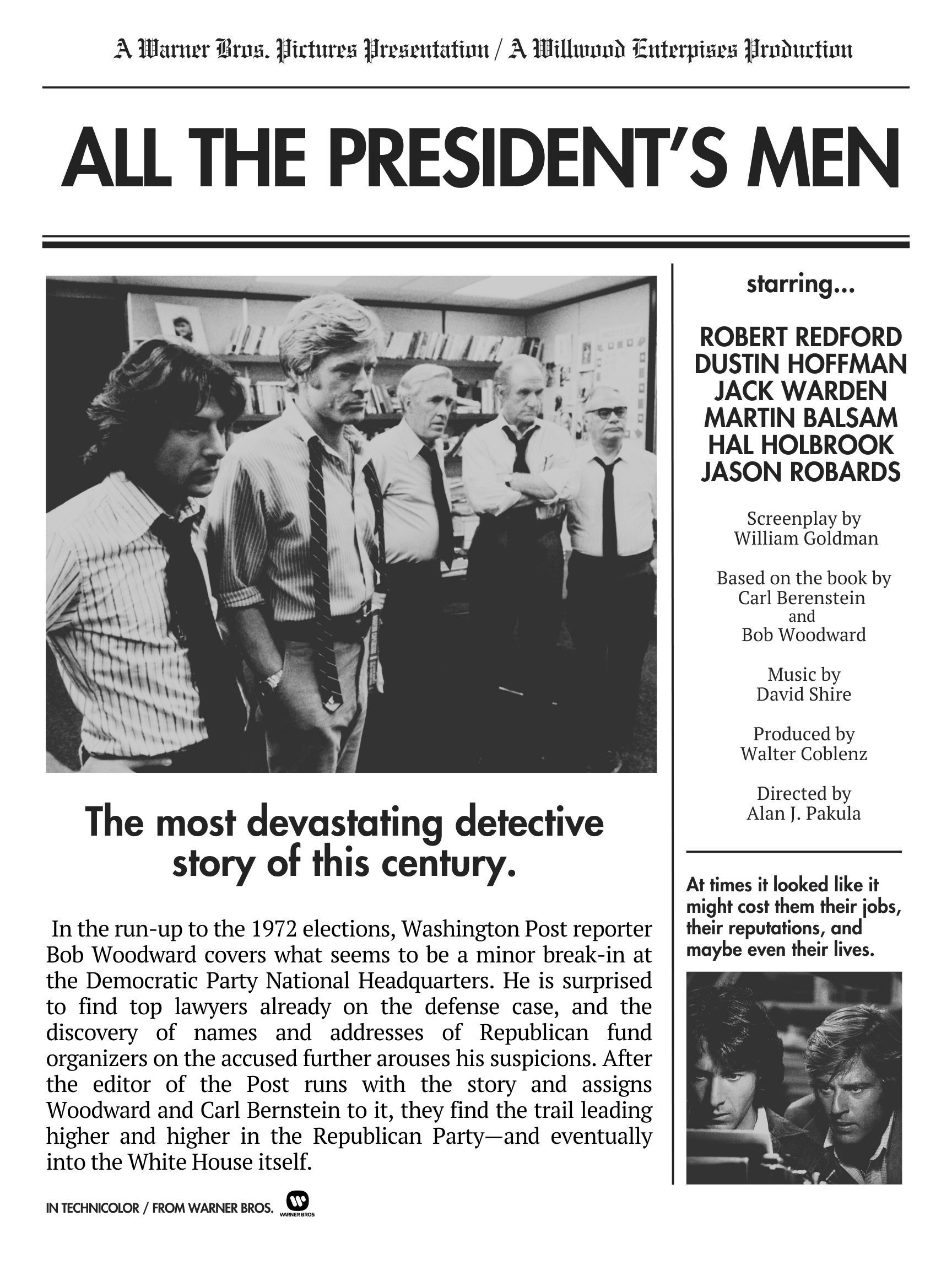 All the President's Men (1976) - Posters — The Movie Database (TMDB)