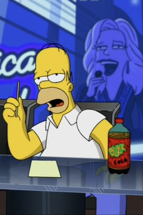 The Simpsons Judge American Idol (2007) | The Poster Database (TPDb)