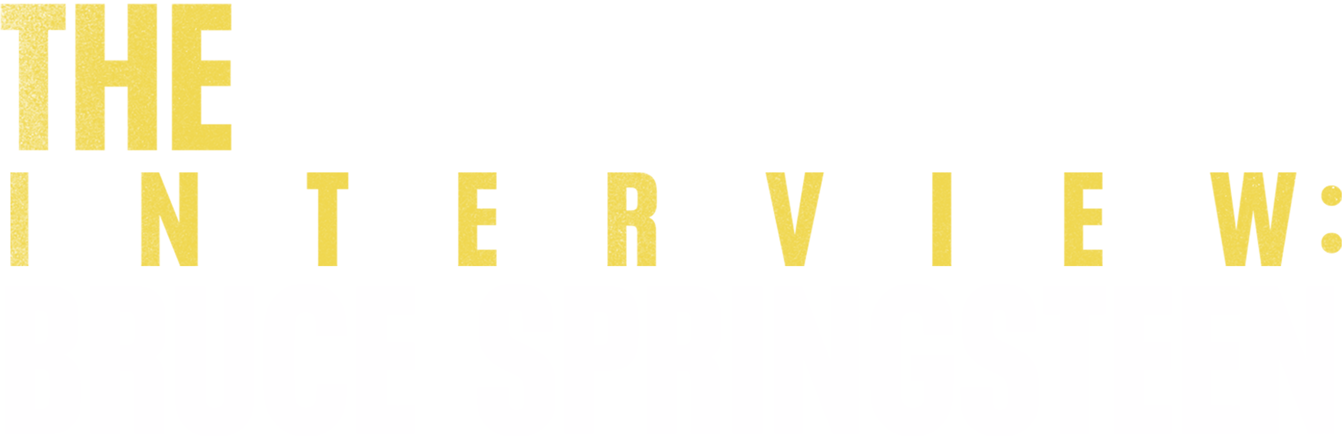 The Howard Stern Interview: Bruce Springsteen (2022) - Logos — The ...