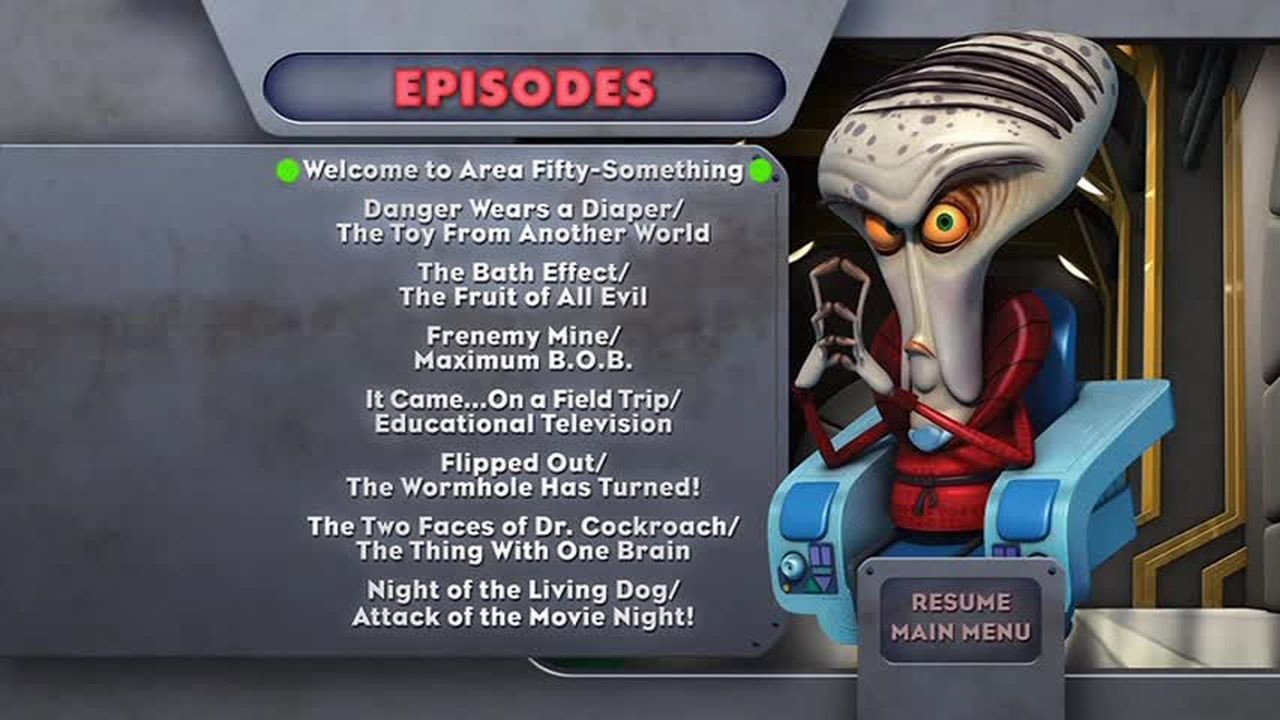 Monsters Vs Aliens Dvd Menu