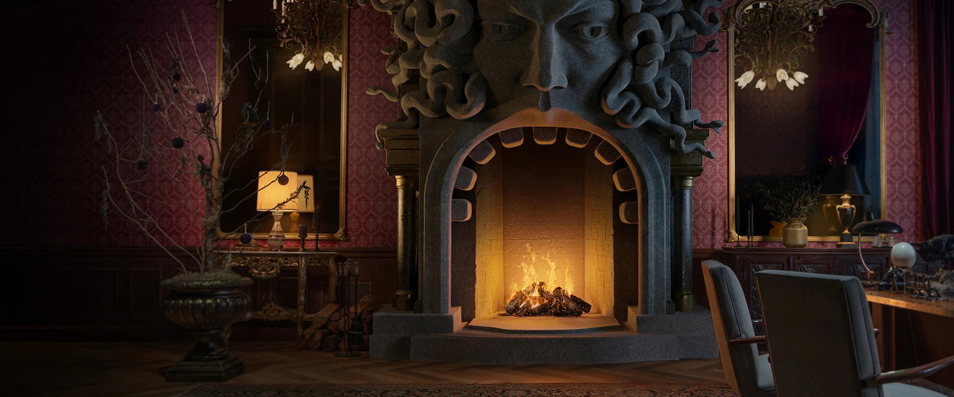 Wednesday: Fireplace Watch Party | Teleparty